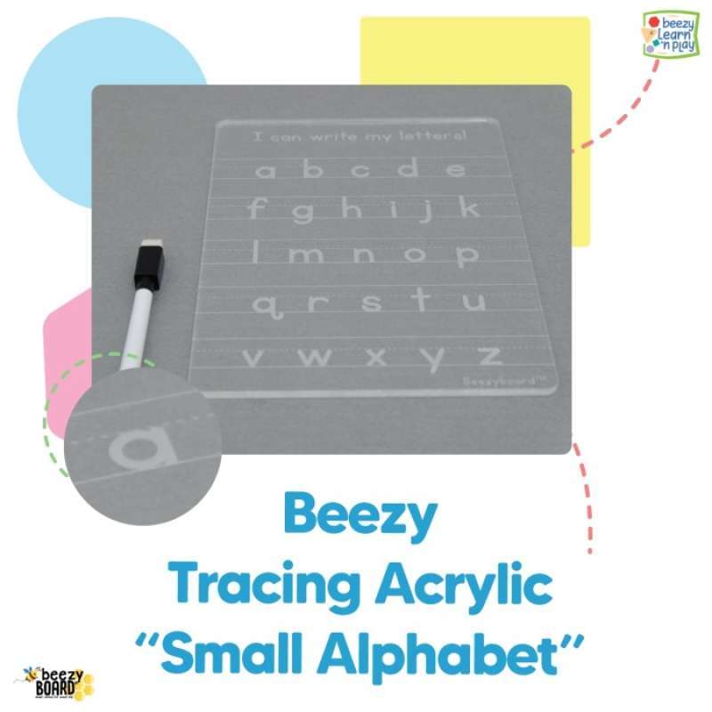 Jual [Pre-Order] Montessori Beezy Tracing Acrylic - Small Alphabet di ...