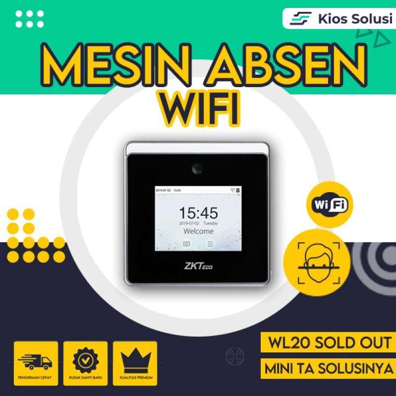 Promo Mesin Absensi Mesin Absen Wifi Fingerprint Wl20 Sidik Jari Diskon 10% di Seller SN Market ...