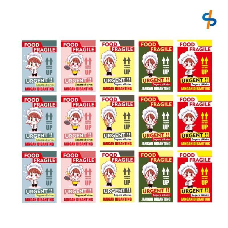 Jual Sticker Fragile Food Fragile Cuttingsticker/stickercustom - Jangan ...