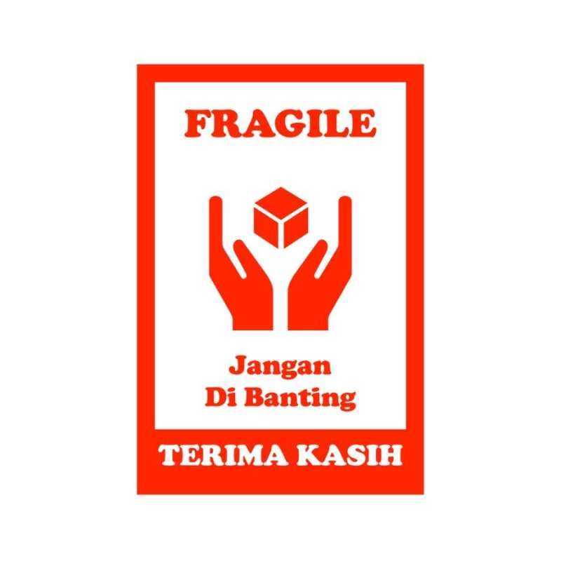 Jual Sticker Fragile Food Fragile Cuttingsticker/stickercustom - Jangan ...