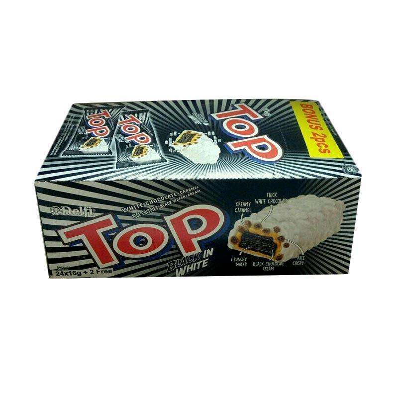 Promo Delfi Top Black & White Snack (24 x 9g) + 2 free Diskon 3% di ...