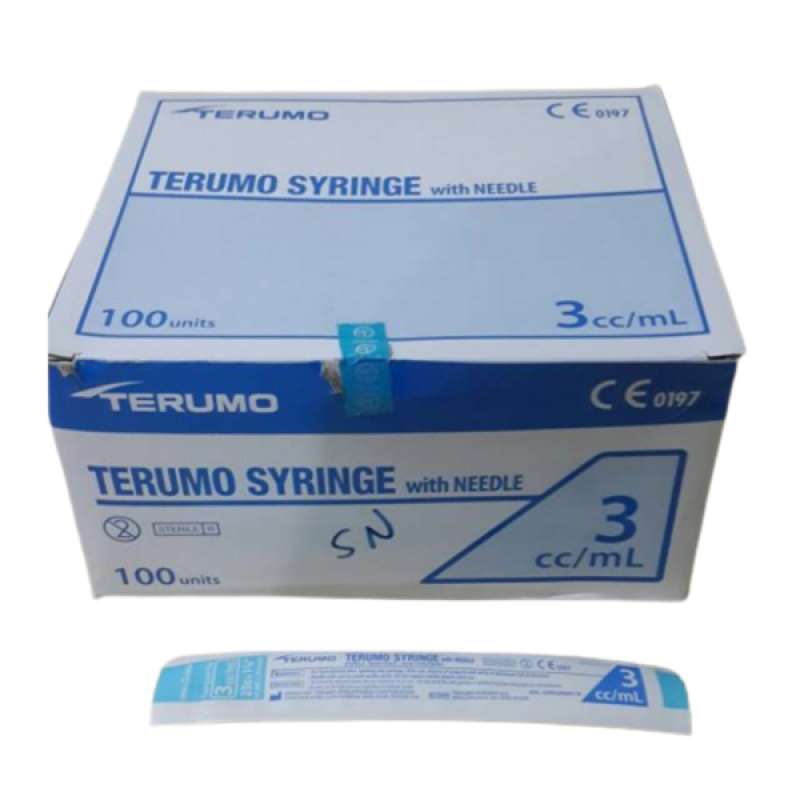 Jual Terumo Spuit 3 Cc Tanpa Needle Per Box Isi 100 Pcs Di Seller ...