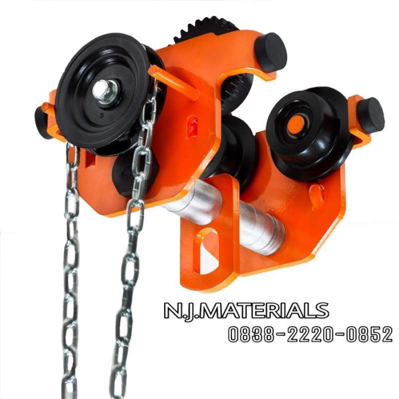 Jual Gear Trolley 5 Ton X 3 Meter Nagasaki Geared Trolley Manual Japan ...