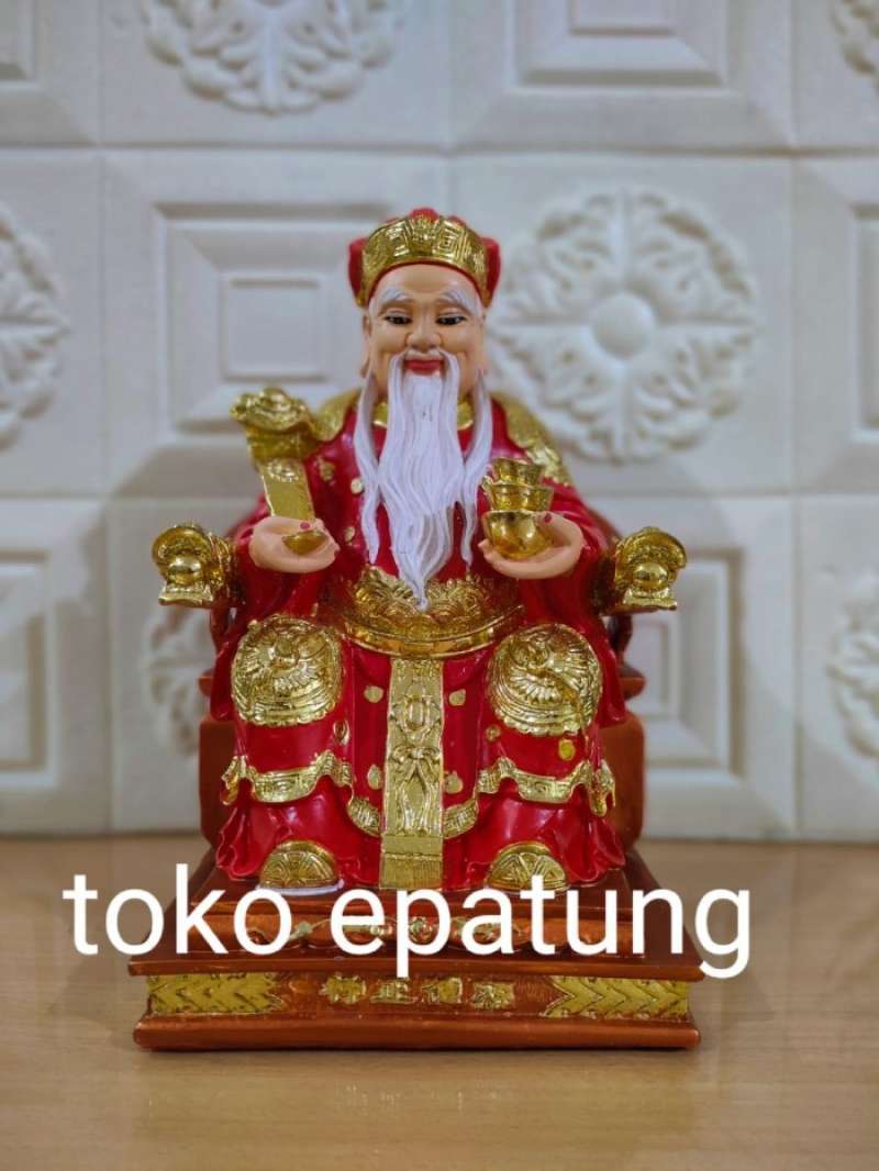 Promo patung dewa rupang dewa bumi hok tek cin sin fiber 12 inch Diskon ...