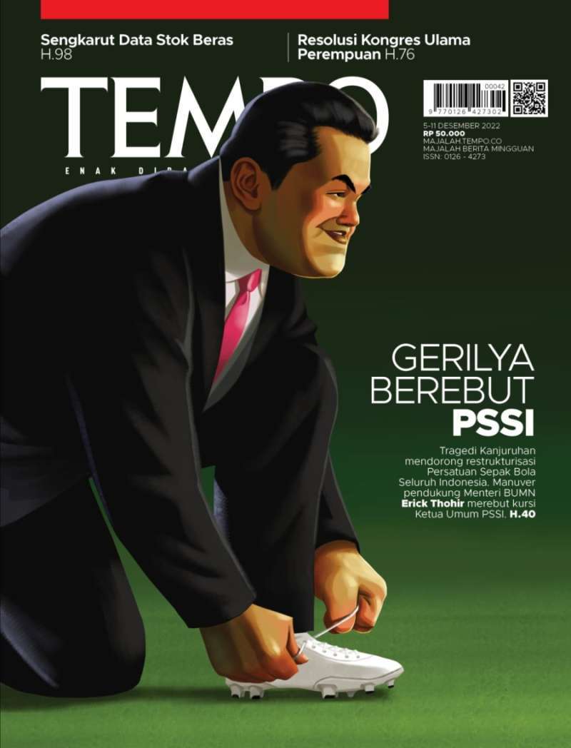 Jual Majalah Tempo Cetak Edisi 5142 Tanggal 5 Desember 2022 Gerilya ...
