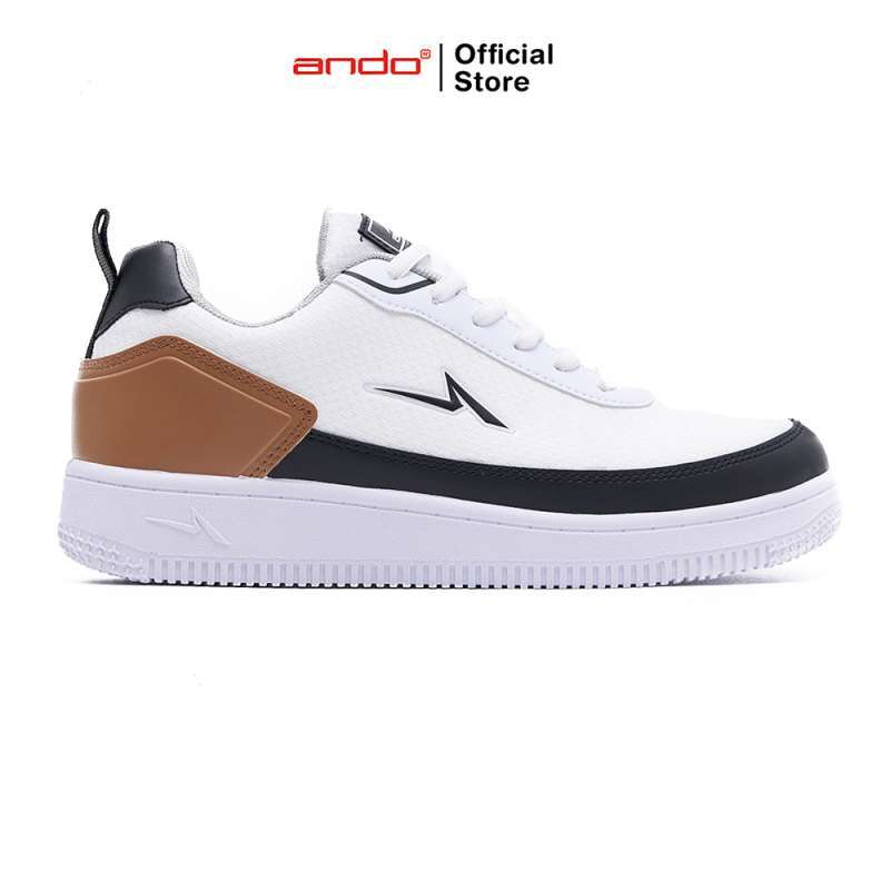 Jual Ando Official Sepatu Sneakers Gravo Pria Dewasa - Putih/Hitam ...