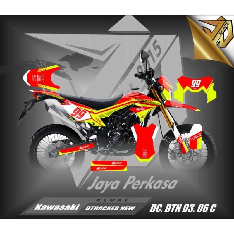 Jual Decal Sticker - Dekal Stiker motor full body DTRACKER Desain D3 06 ...