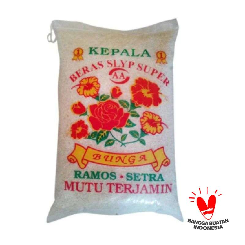 Jual Beras Ramos Cap Bunga Semi Super 7kg [Kemasan Repack] di Seller ...