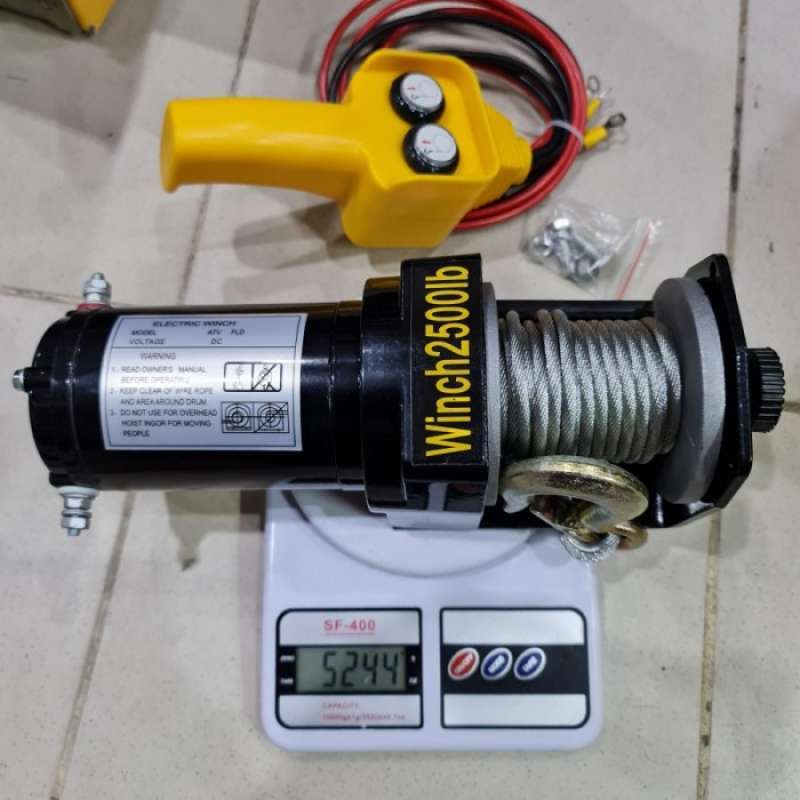 Promo WINCH ATV HOIST 1100 KG ELECTRIC WINCH 2500 LBS Diskon 23% di Seller Vexana Jaya Abadi ...