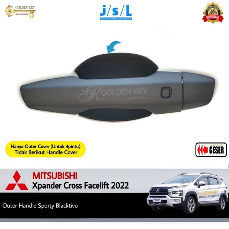 Jual JSL Outer Handle New Xpander Cross 2022 Mangkok Pintu Blacktivo - Platinum Blacktivo di ...