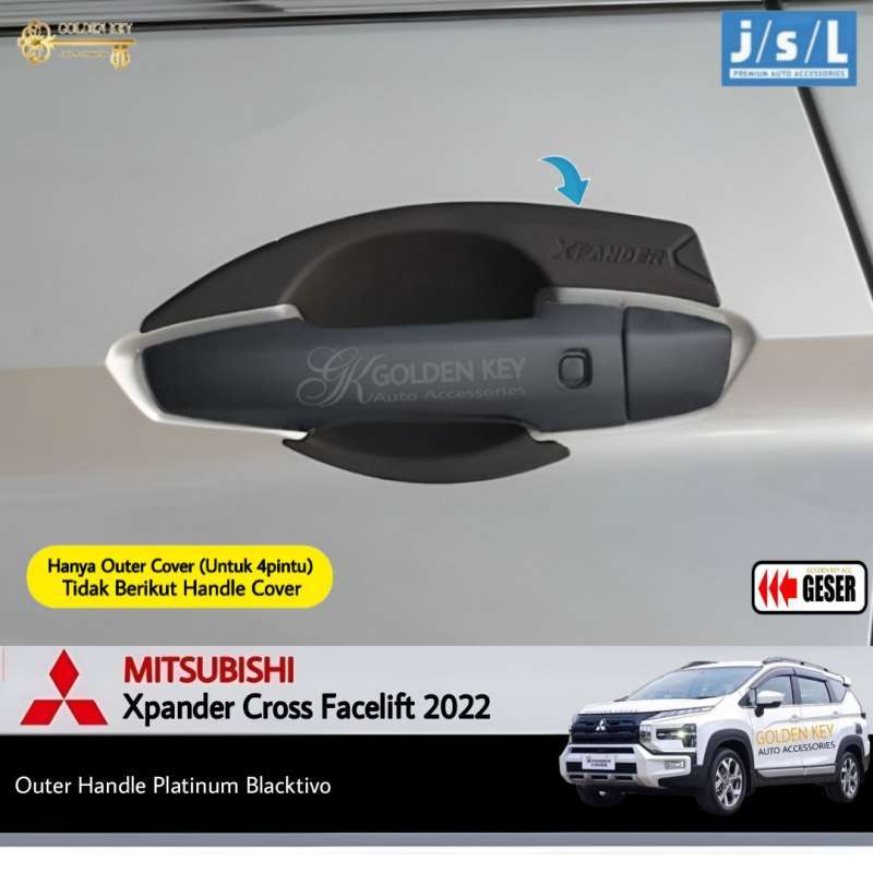 Jual JSL Outer Handle New Xpander Cross 2022 Mangkok Pintu Blacktivo - Platinum Blacktivo di ...