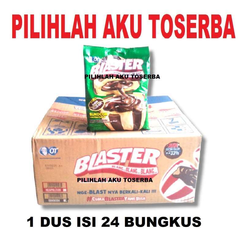 Promo Permen Blaster SUKOCOK - ( HARGA 1 DUS ISI 24 bungkus ) Diskon 11 ...