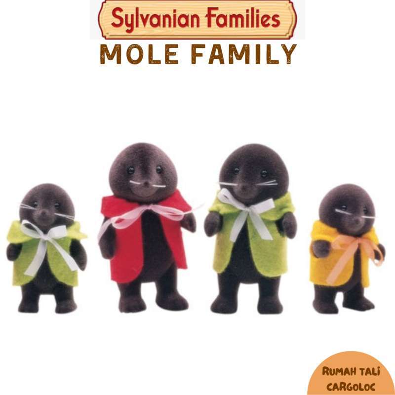 Jual Sylvanian Families Mole Family Doll Di Seller Main Disini ...