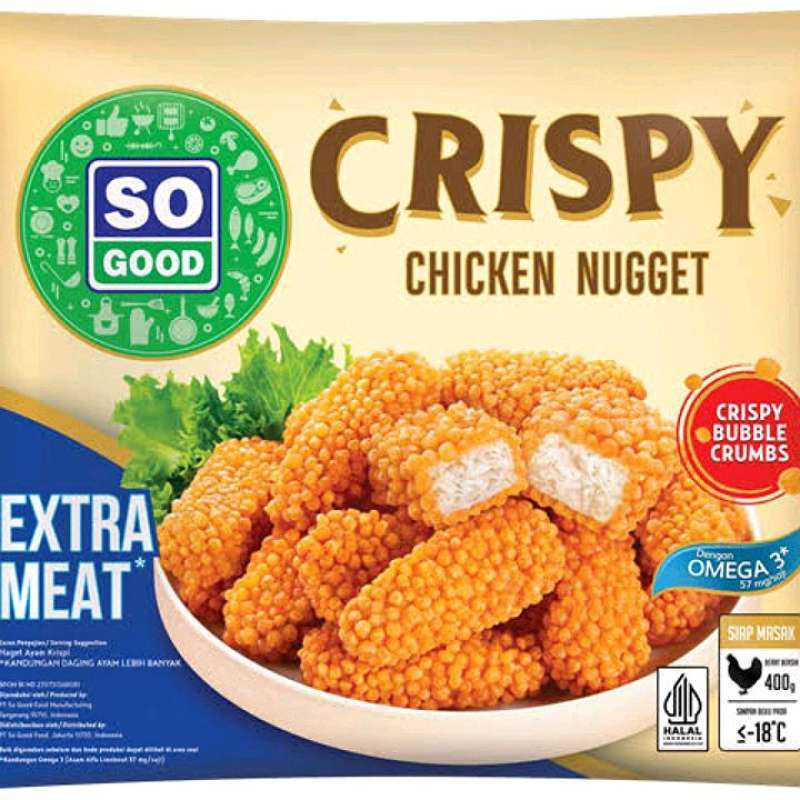 Jual Crispy Chicken Nugget So Good 400gr Di Seller Gozzen Frozen Food ...