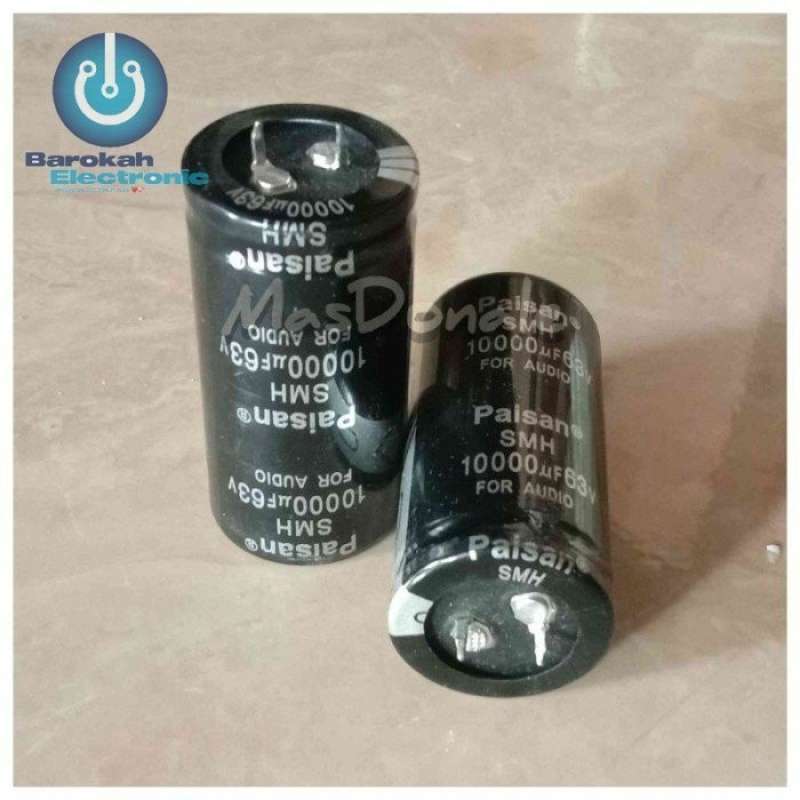 Promo Elco 10000 uf 63 Volt Elko Paisan Capacitor 10000uf 63v DC COD Diskon 11% di Seller ...