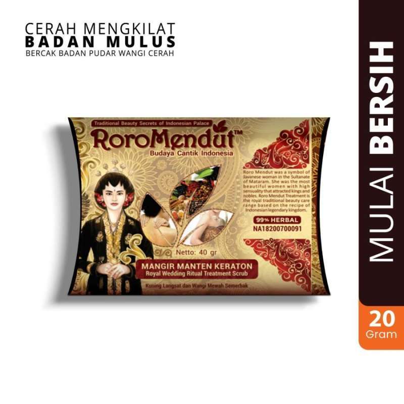 Promo Roromendut Lulur Manten Keraton - 20 Gram Diskon 3% Di Seller ...