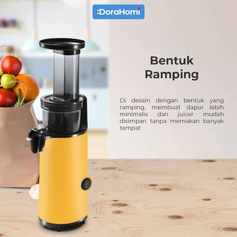 Jual Dorahomi Mini Slow Juicer Cold Press Blender Buah Serbaguna 130 ...