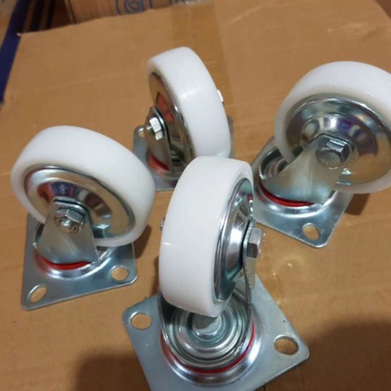 Jual Roda Nilon 8 Inch Hidup Mati Roda Nylon 8 Inch Isi 4 Pcs Di Seller ...