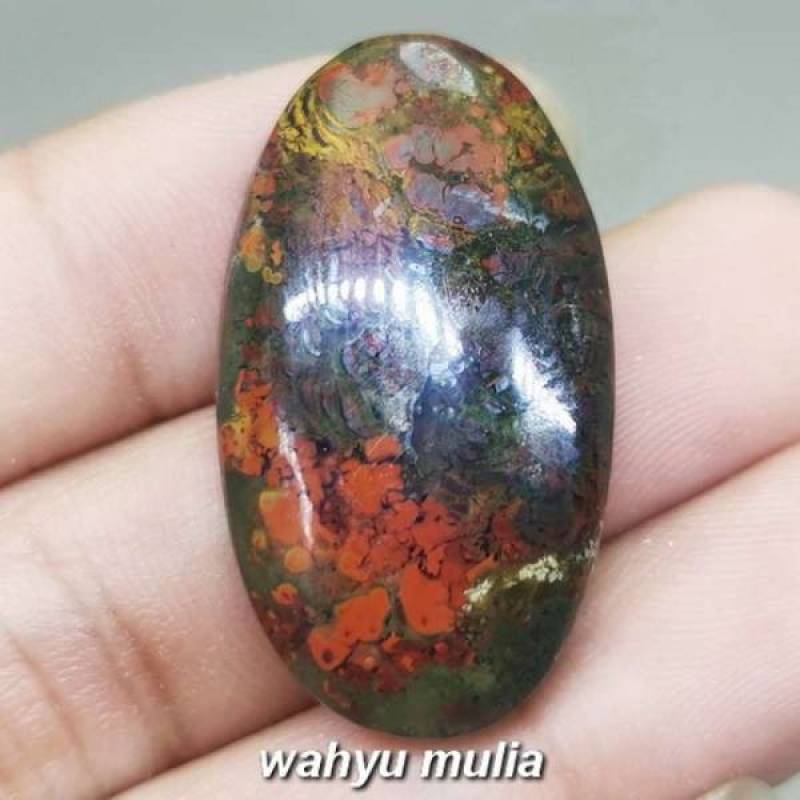 batu akik merah biru hijau pancawarna - Tim Pullman