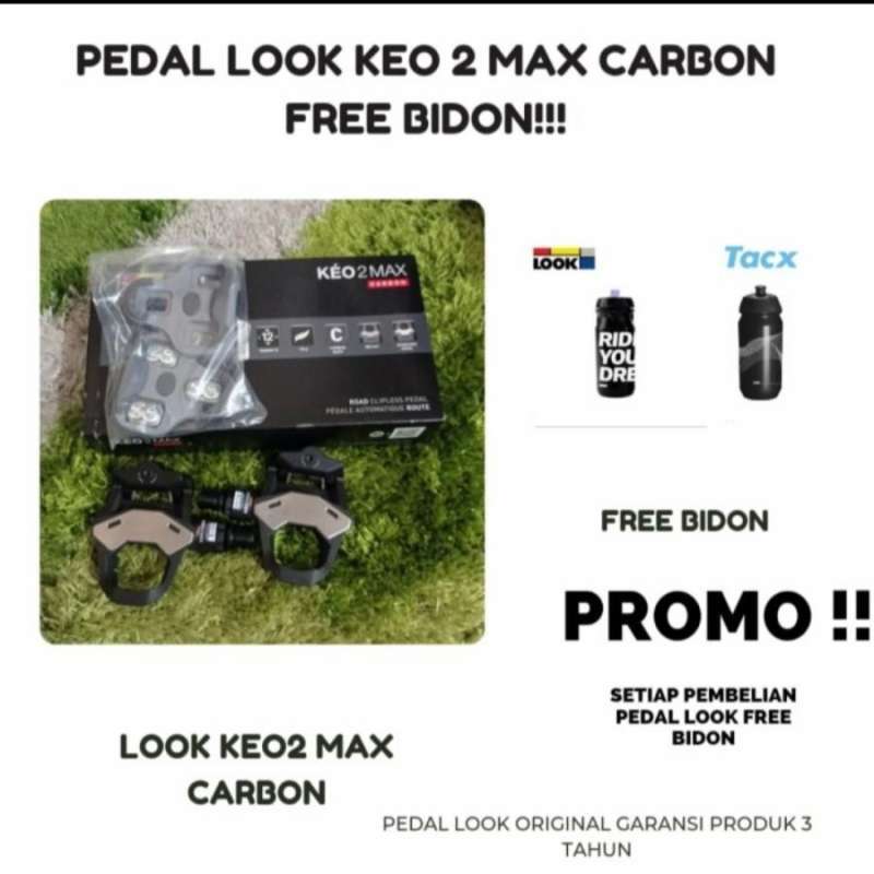 Jual Pedal Cleat Look Keo 2 Max Carbon di Seller Toko Sidoarum ...