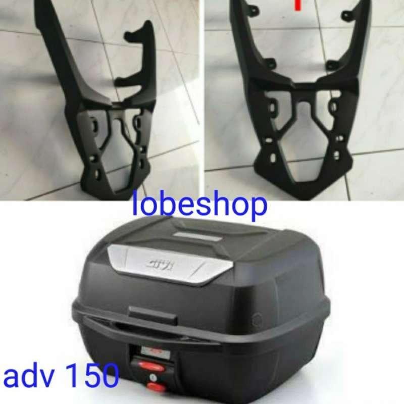 Promo box givi e43 ntl dan breket box bintang honda adv 150 paketan ...