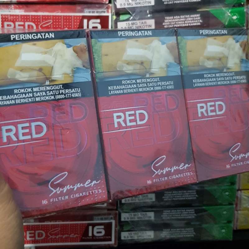 Jual Red Summer Rokok Filter [ Mild 16 Batang / Bungkus / Slop ] Di ...