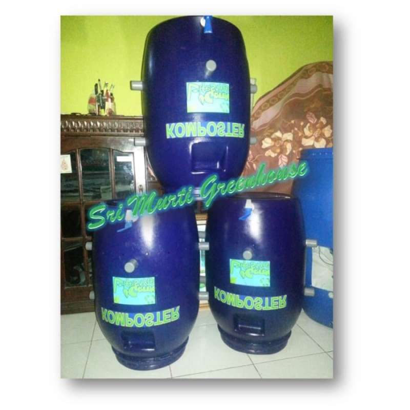 Promo Tong Komposter Penghasil Pupuk Cair Organik Dan Kompos Ukuran 60 ...