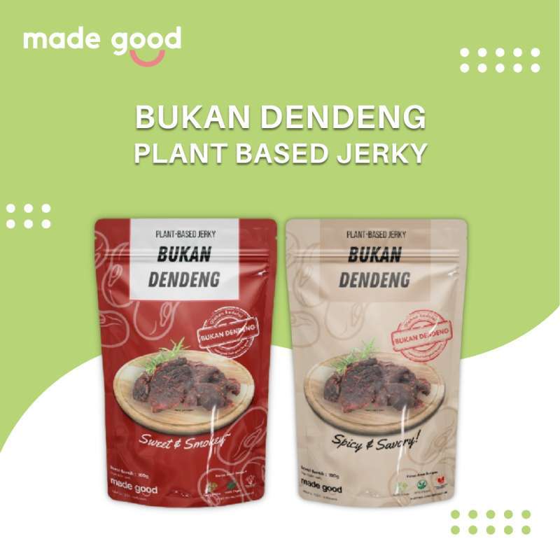 Promo Bukan Dendeng Plant Based Jerky Dendeng Vegan 100gr Diskon 29% Di ...