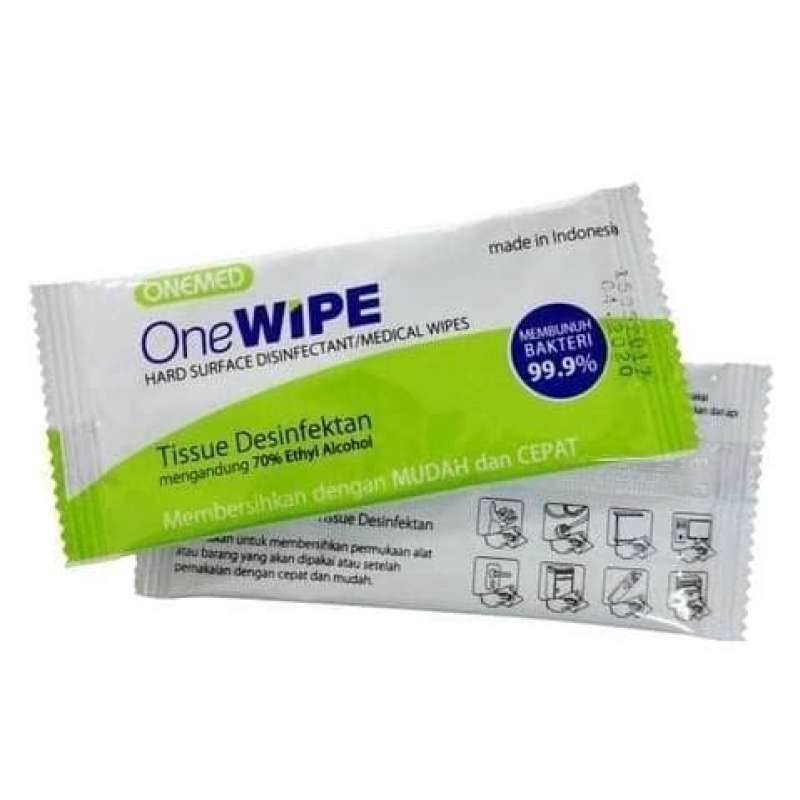 Jual One Wipe Tissue Desinfektan OneMed Tissue One Med di Seller ...