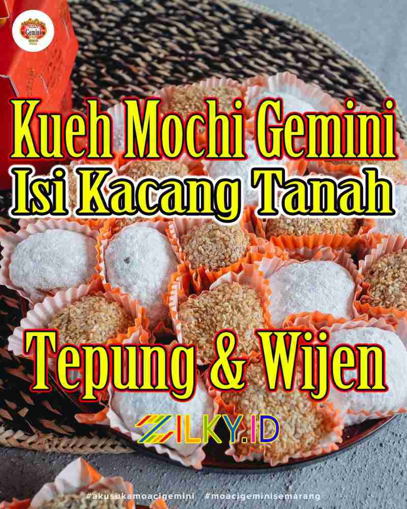 Jual Kue Kueh Moaci Moachi Gemini Moci Mochi Original Topping Wijen ...