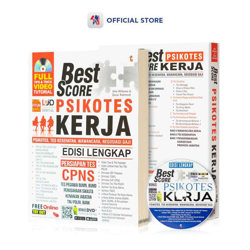 Jual Buku Tes Psikotes Masuk Kerja Original Harga Termurah April 2024 ...