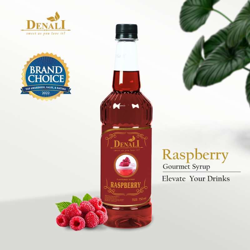 Jual Denali Syrup 750 Ml Raspberry Sirup Denali Rasa Raspberry Di ...