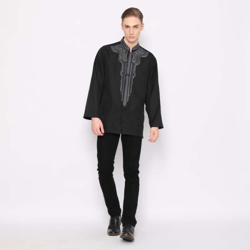 Promo SHOHIB Baju Koko Lengan Panjang YAZID Diskon 23% di Seller SBY ...
