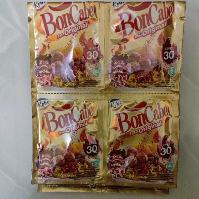 Jual Bubuk cabe sambal abon tabur bon cabe boncabe kobe level 3 nori 10 ...