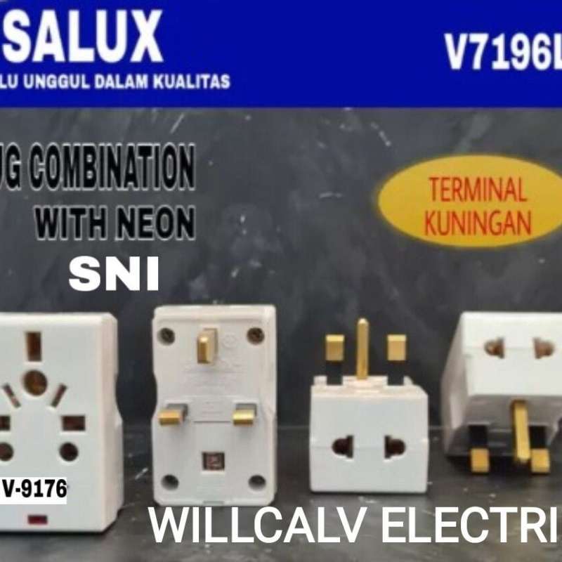 Jual Colokan Listrik Visalux Colokan Multi Kaki 2 Alat Listrik Di ...