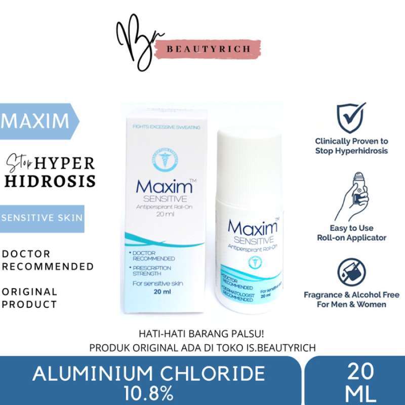 Promo Maxim Sensitive Antiperspirant 20ml Diskon 33% di Seller Nazal ...
