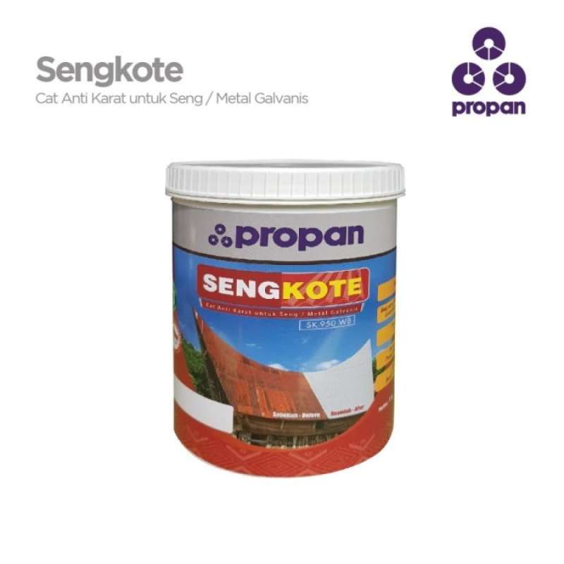 Promo PROPAN SENGKOTE CAT SENG GALVANIS BESI SK-950 ANTI KARAT WATER ...