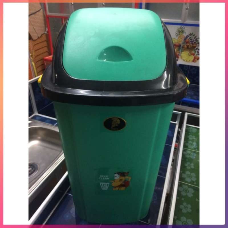 Promo Berkualitas Tong Sampah Tempat Sampah Besar 60 Liter Diskon 33% ...