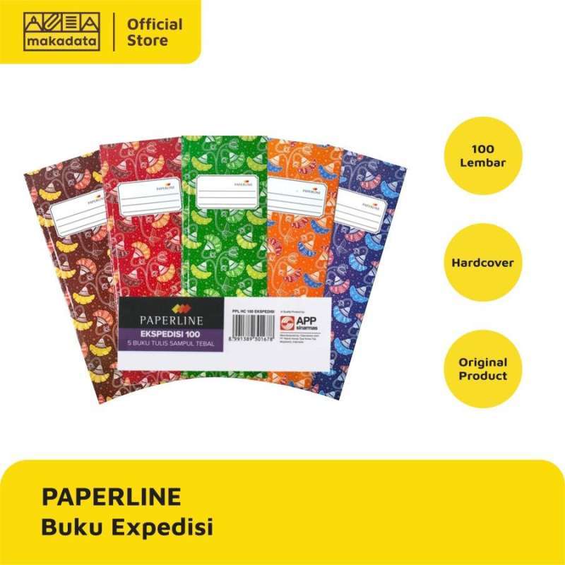 Jual BUKU TULIS EKSPEDISI EXPEDISI HARDCOVER ISI 100 LEMBAR PAPERLINE ...