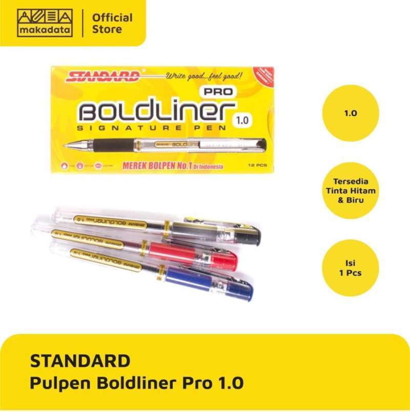 Jual Bolpen | Ballpoint | Pulpen Standard Boldliner Pro 1.0 (1pcs ...