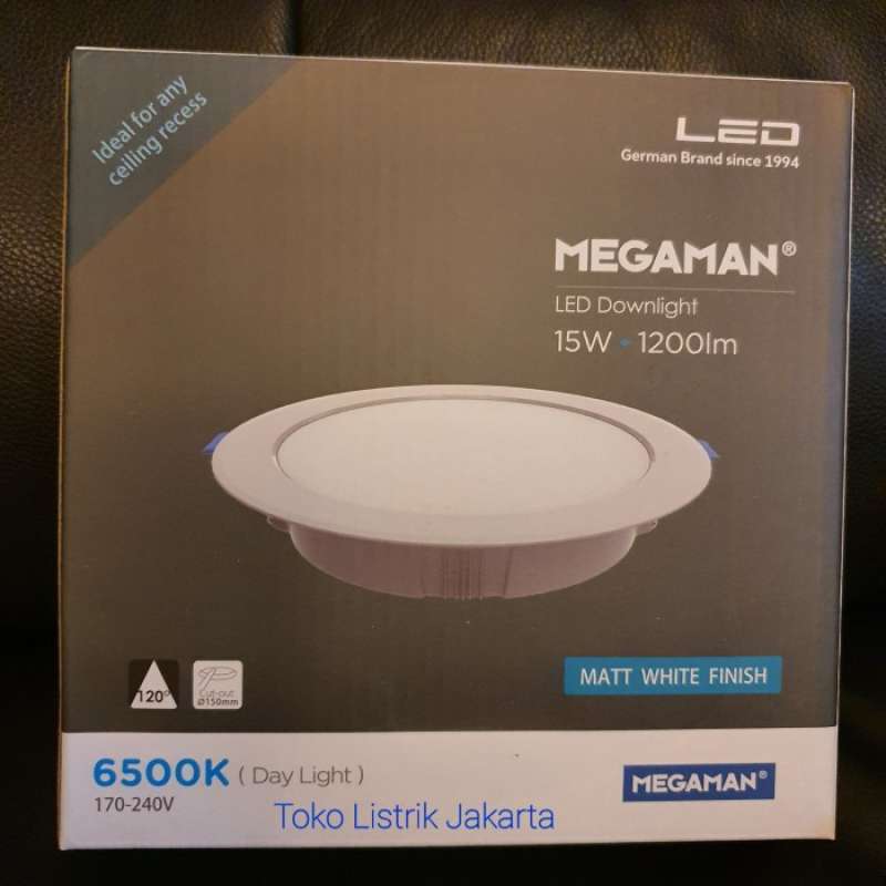 Jual Lampu Led Downlight Panel Plafon Ib Inbow Indoor 15W Megaman Putih ...