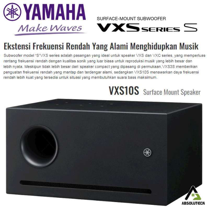 Jual Yamaha Vxs 10s Pasif Surface-mount Speaker Di Seller Absoluteck - Pinangsia, Kota Jakarta ...