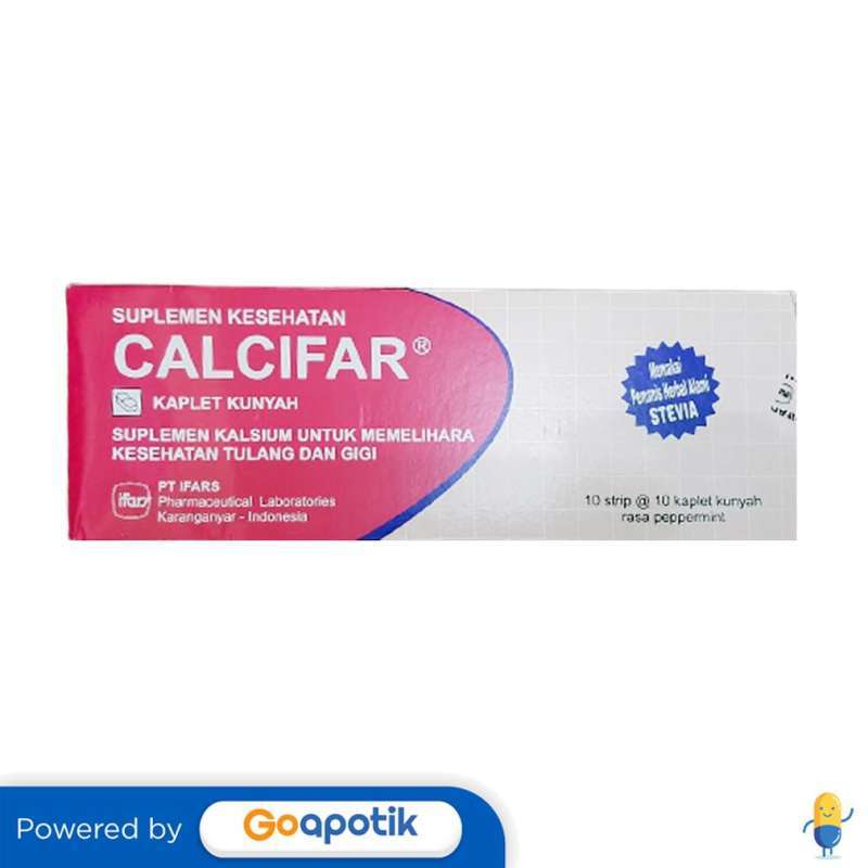 Jual CALCIFAR BOX 100 KAPLET di Seller Apotek Ella Farma - Pemecutan ...