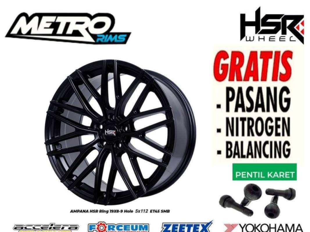 Promo VELG HSR AMPANA RING 19 UNTUK MOBIL AUDI MERCEDES MINI COOPER PORSCHE Diskon 23% di Seller ...