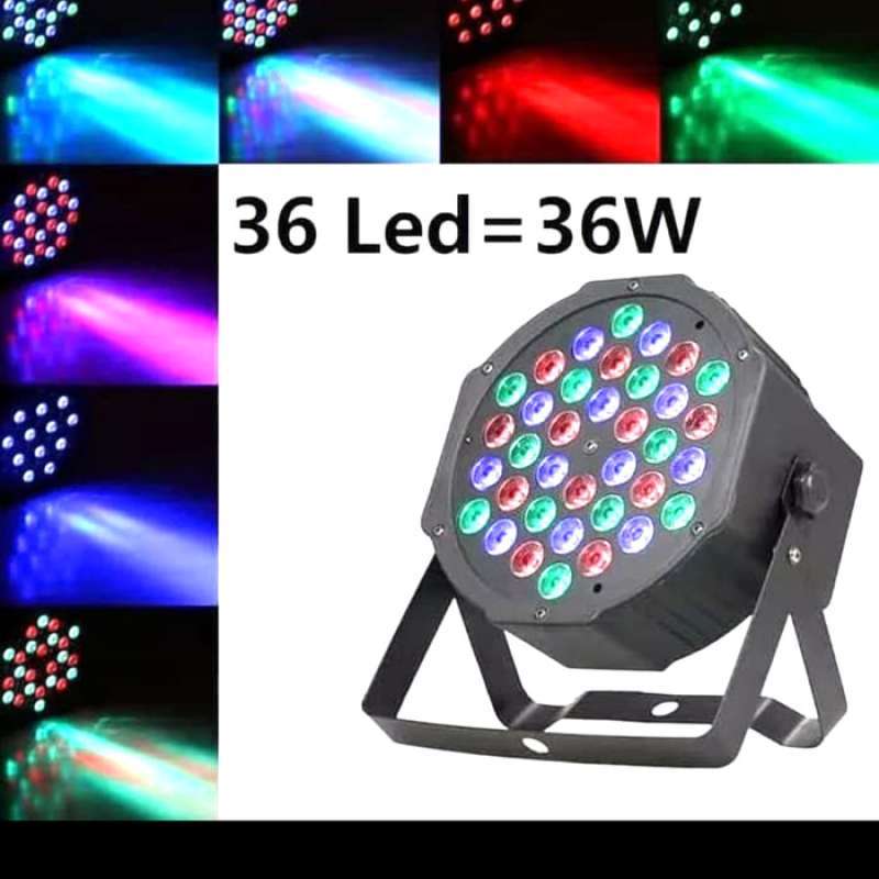Promo Lampu Sorot Disco Led Par 36 Mata Rgb / Lampu Panggung Led 36 ...
