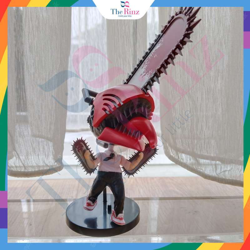 Jual ACTION FIGURE CHAINSAW MAN DENJI POWER POCHITA TOPPER CAKE MAINAN ...