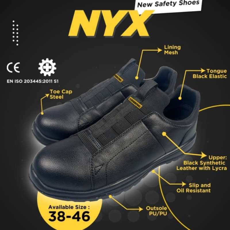 Jual Sepatu Safety Krisbow Nyx Shoes Di Seller Vexana Jaya Abadi ...