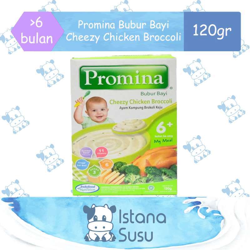 Jual Promina Bubur Bayi 6+ Cheezy Chicken Broccoli 120 gr di Seller ...