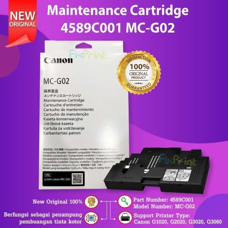 Promo Maintenance Cartridge MC-G02 Busa Pembuangan Tinta Canon G1020 ...