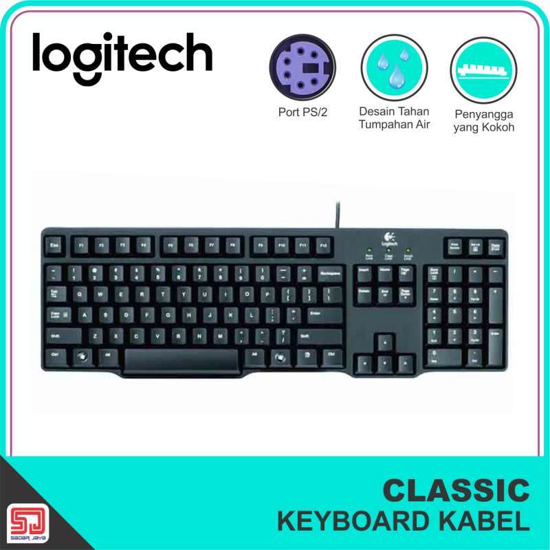 Jual Logitech K100 PS2 Keyboard Original di Seller Sadar Jaya Maju ...